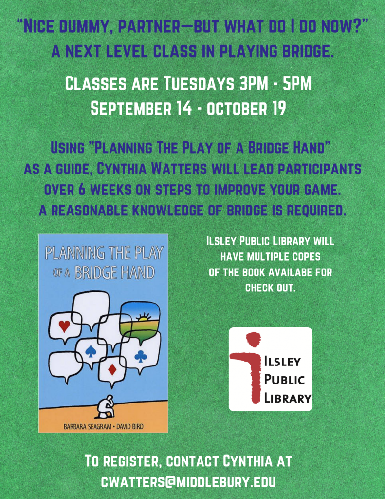 “Nice dummy, partner—but what do I do now?” - Ilsley Public Library