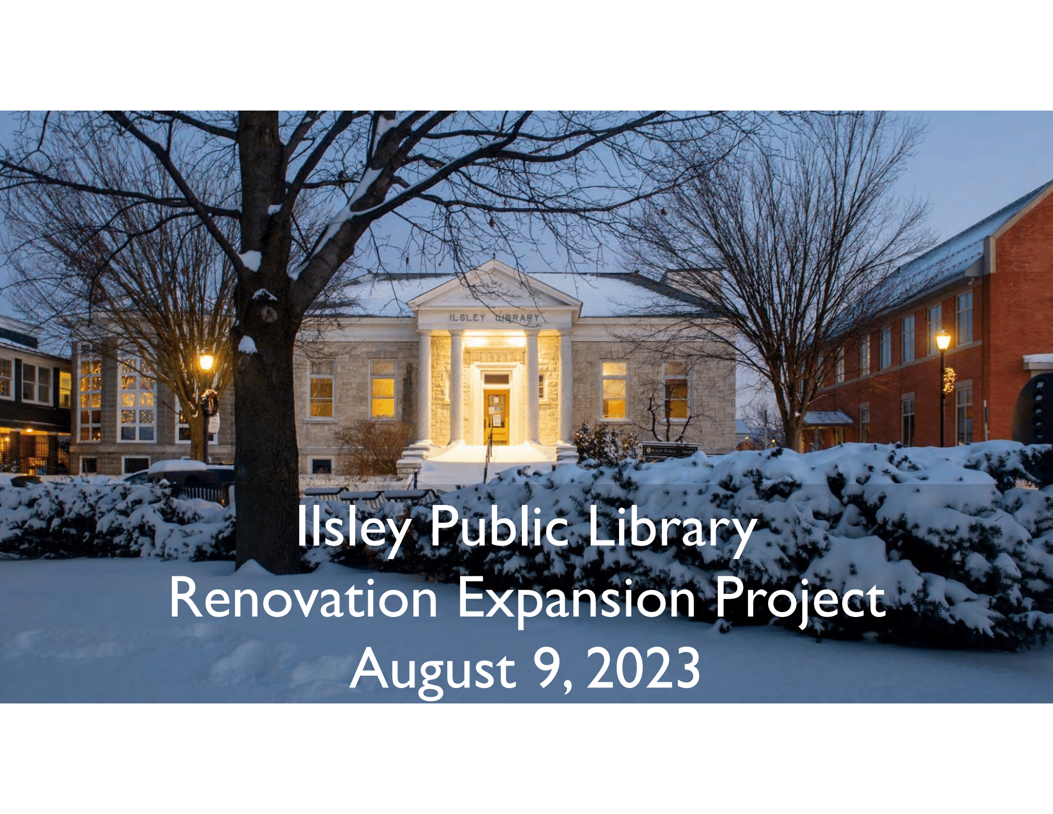 Ilsley 100 Project Team - Ilsley Public Library